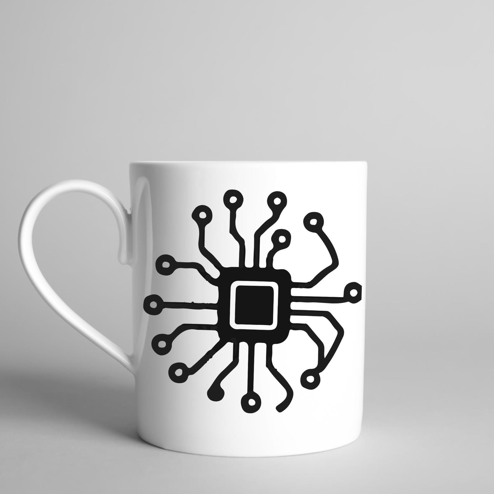 Computer Processor Svg Bundle, Circuit Board and Chip Vector | Tech ...