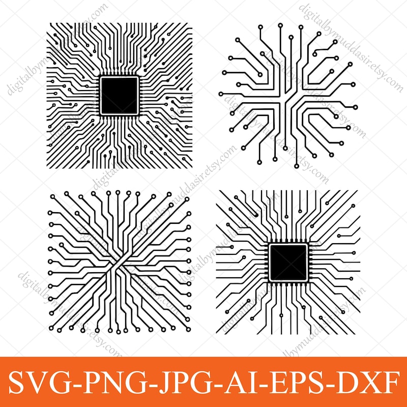 Computer Svg Clipart - Etsy