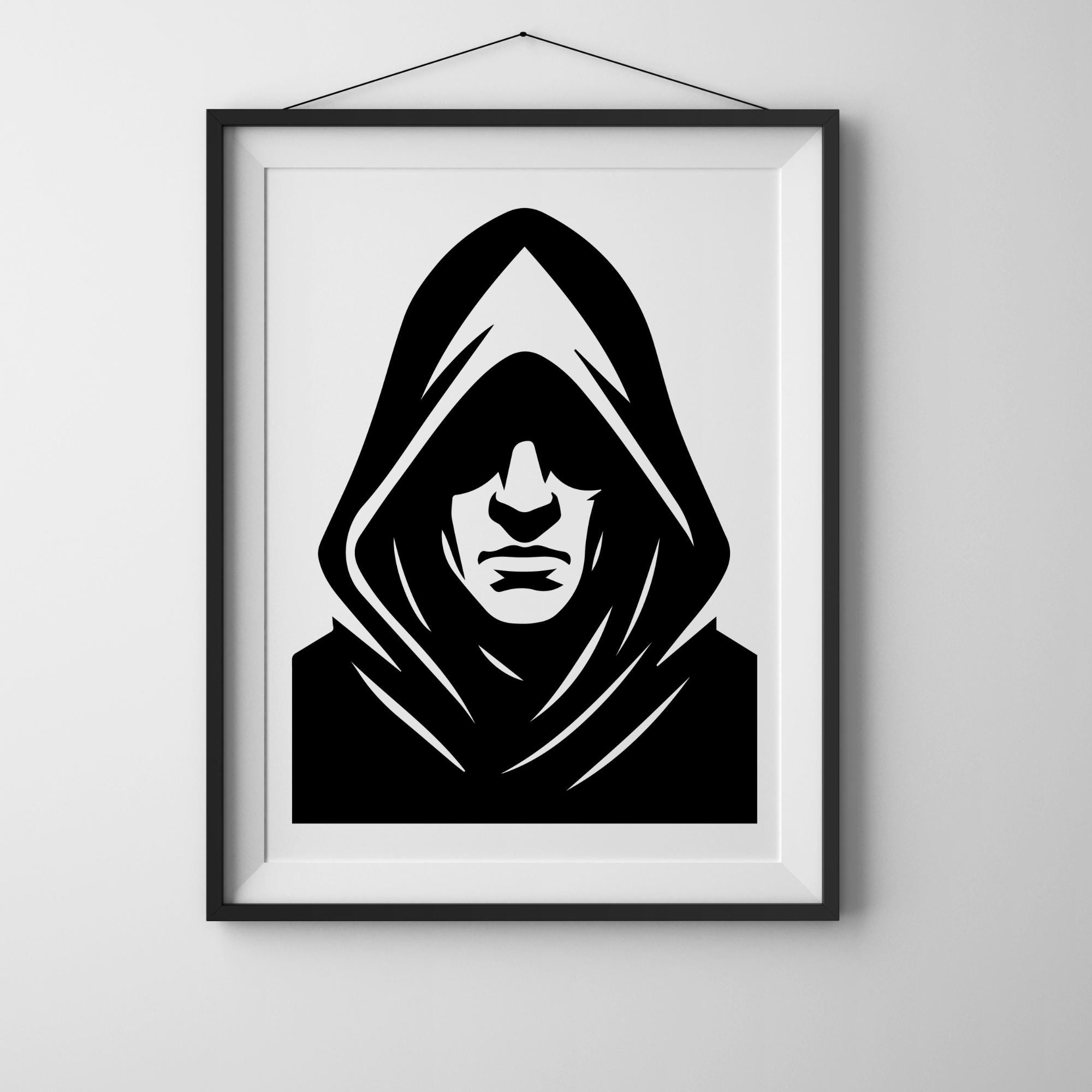 Hidden Face SVG Bundle, Hidden Soul Svg, Dark Hood Silhouette Svg ...