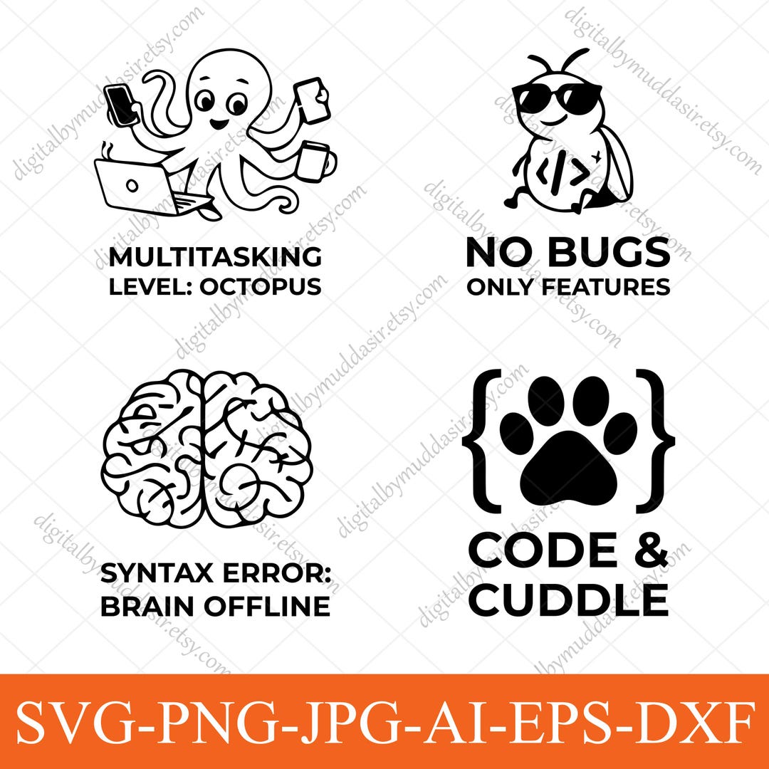 Computer Programmer Svg Bundle, Coding Quote Svg, Software Engineer Svg ...