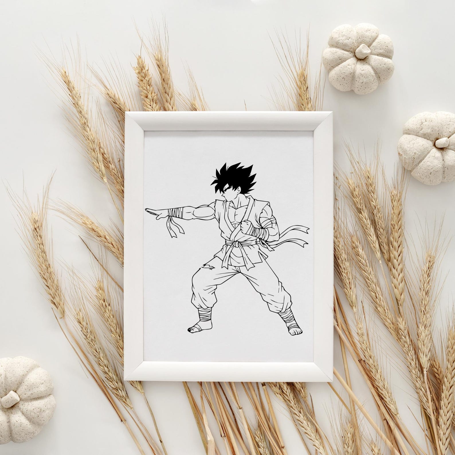 Dragon Ball Z Svg Bundle, DBZ Svg, Goku Anime Silhouette, Goku Super ...