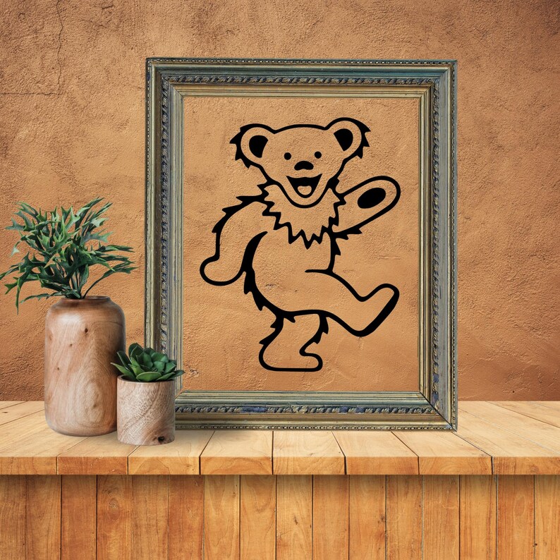 Grateful Dead Svg Bundle, Dancing Bears Svg, Grateful Dead Clipart ...