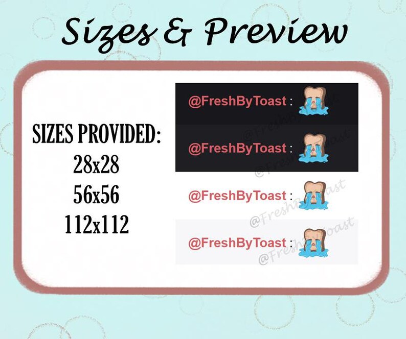 Animated Crying Toast Emote GIF for Twitch and Discord / Sad / Bread ...