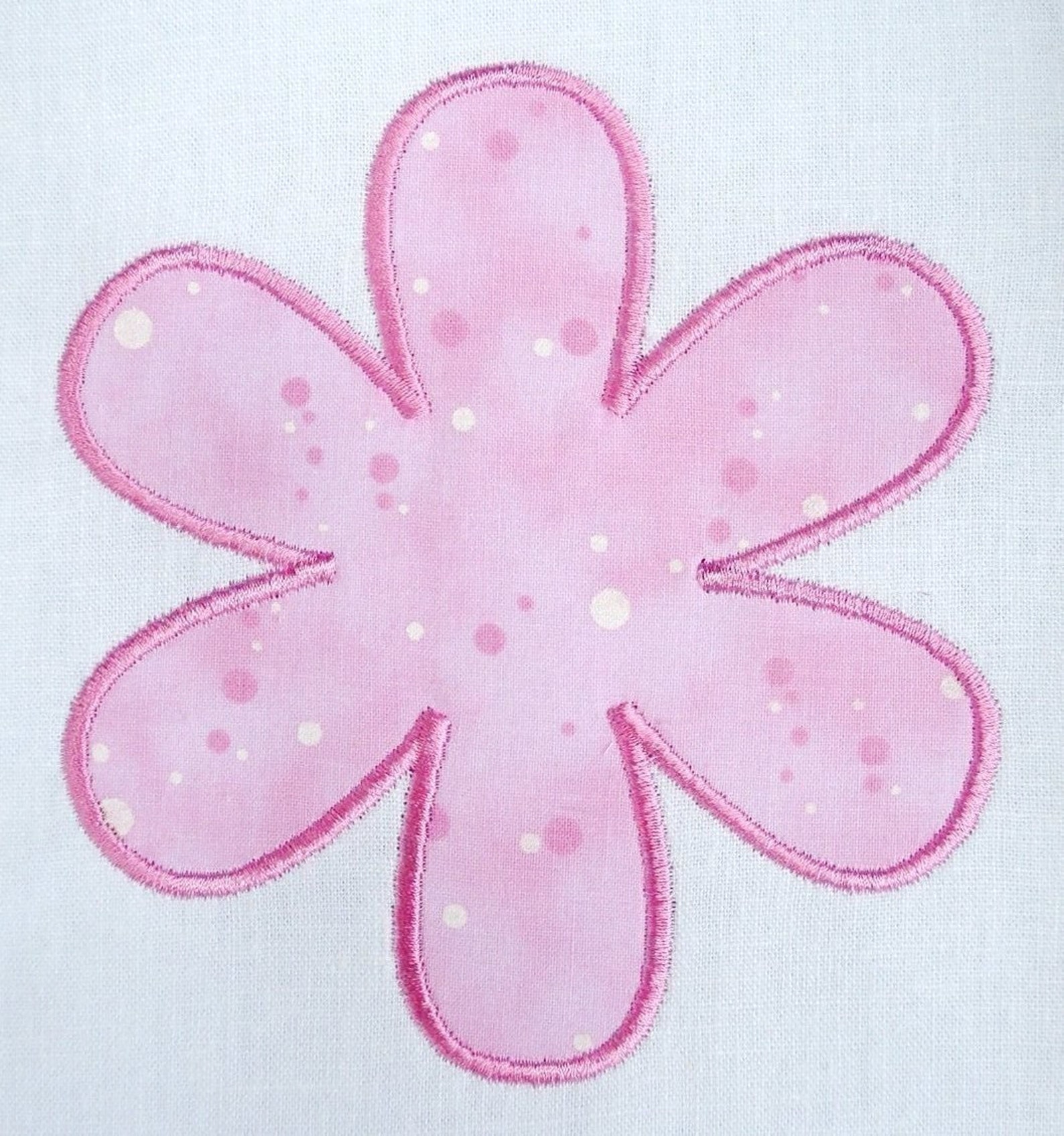 Embroidery Design for Machine Embroidery - Applique Flower With Six ...