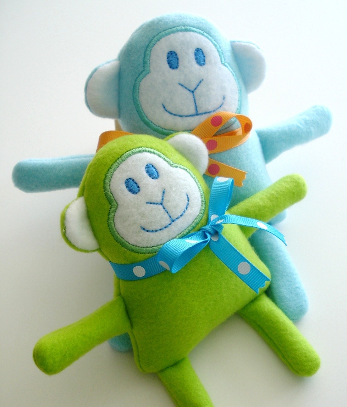 Embroidery Design for Machine Embroidery Monkey Softie In-the-hoop ...