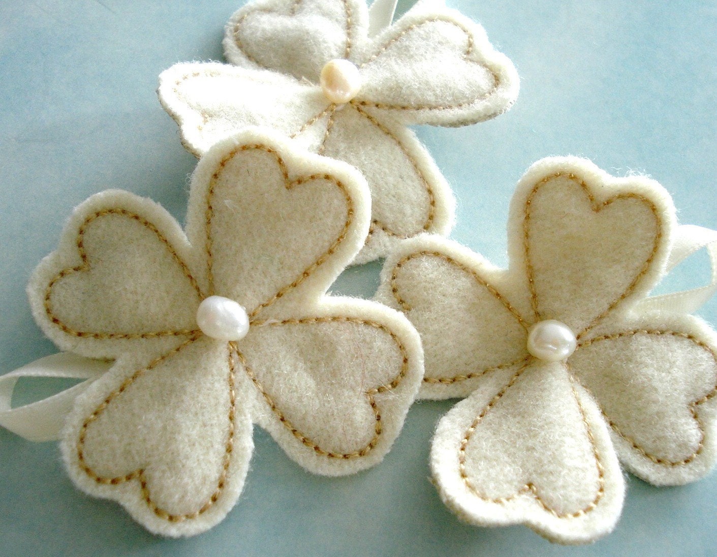 Embroidery Flower Four Leaf Clover for Machine Embroidery - Etsy