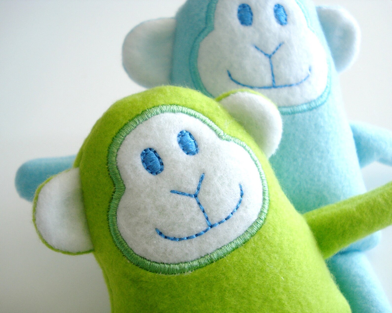 Embroidery Design for Machine Embroidery Monkey Softie In-the-hoop ...