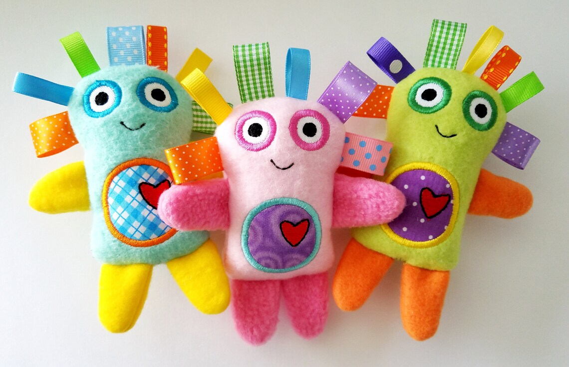 Embroidery Design for Machine Embroidery Monster Toy | Etsy Canada