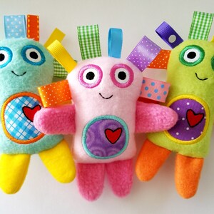 Embroidery Design for Machine Embroidery Monster Toy In-the-hoop Softie ...