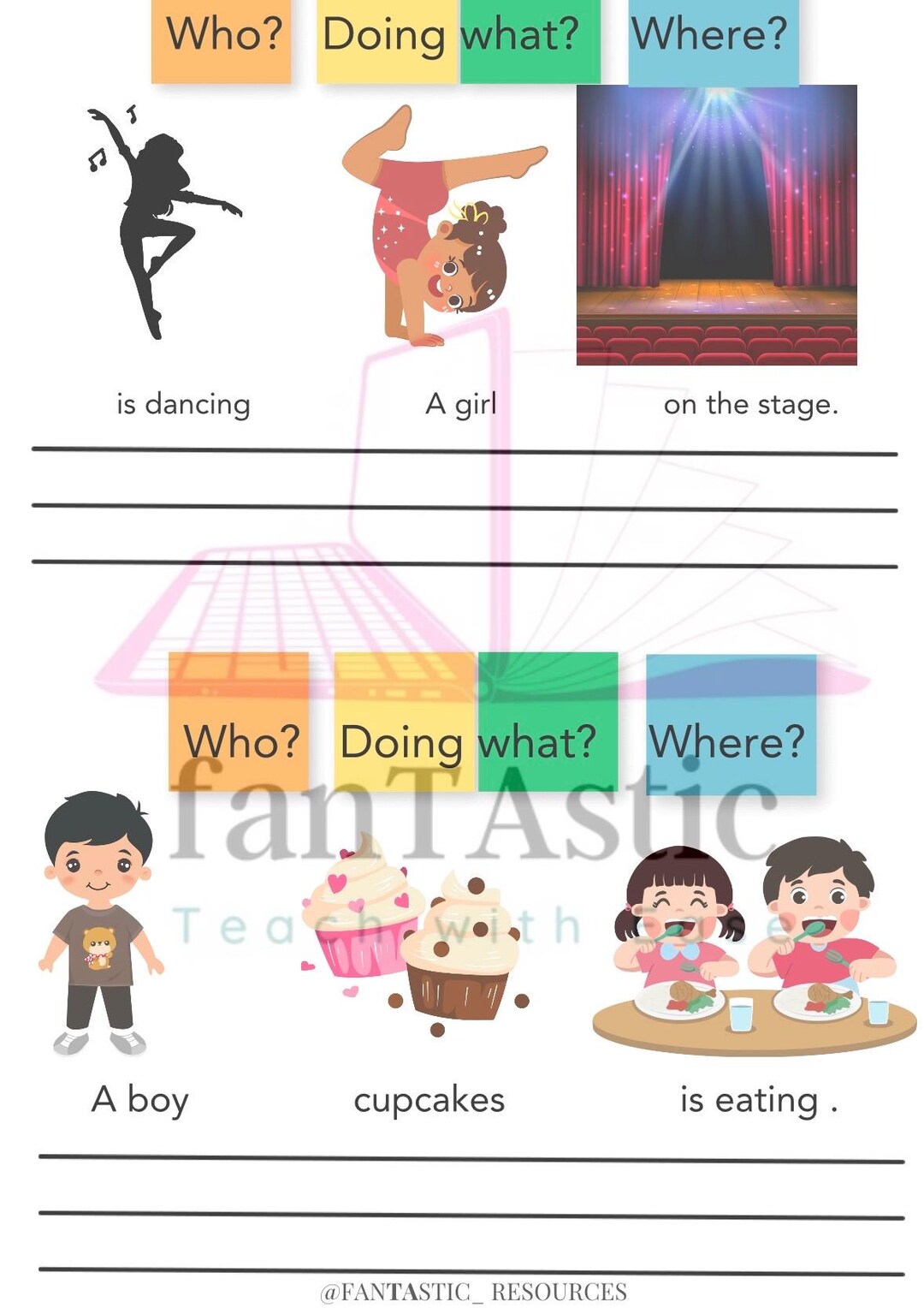 Colourful Semantics Learning Resource - Etsy