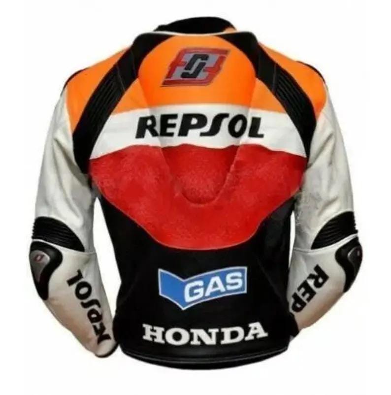 Men's New Honda Repsol Racing Motorcycle Biker Rider CE Armored Genuine ...