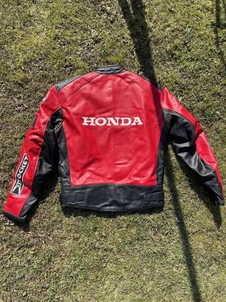 New Men's Honda Stylish Riding Gear Motorbike Jacket Biker Rider Genine ...