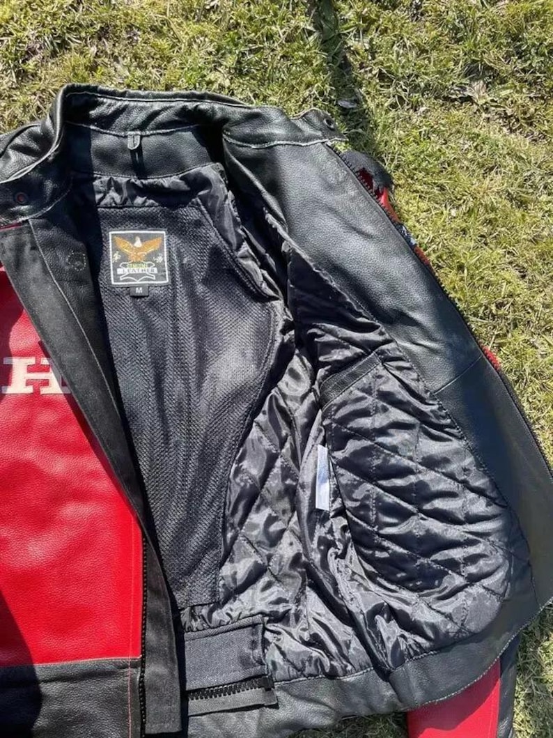 New Men's Honda Stylish Riding Gear Motorbike Jacket Biker Rider Genine ...