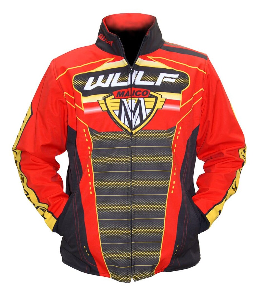 Men's New Style Maico Wolf Motorcycle Riding Gear Biker Rider Genuine ...