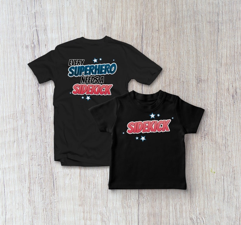 Matching Father and Son Superhero Shirts Every Superhero Needs a ...