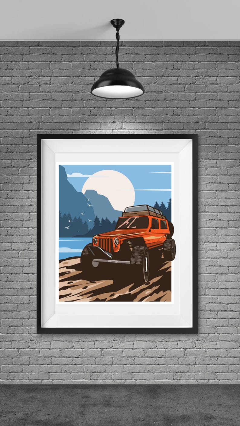 Vehicle-themed Digital Art Set – 17 Unique Car Illustrations | Instant ...