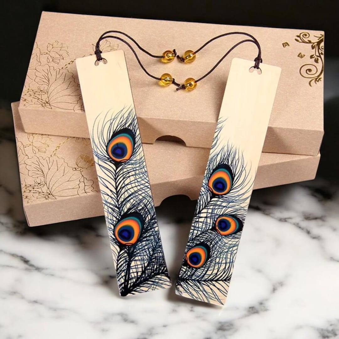 Book Marks- Unique Peacock Design Bookmarks for Reading, for Book Lover ...