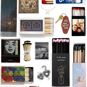 Personalised Custom DIY Matchbox Trend Print Perfect for Anniversary ...