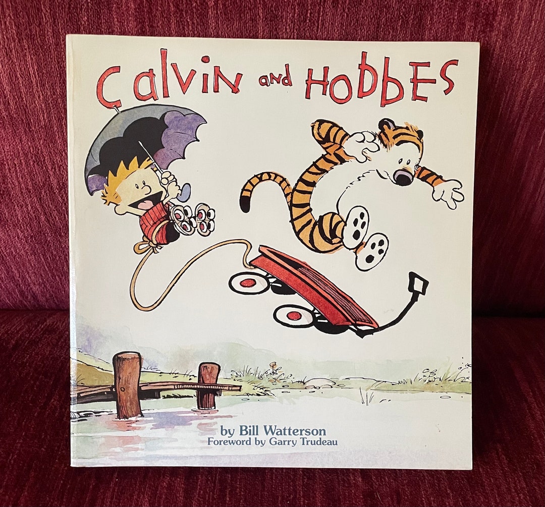 Vintage 1988 “calvin and Hobbes” Comics Collection Softcover Book ...