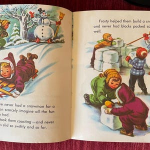 The Frosty the Snowman Book and 45 RPM Record - Read and Hear Story ...