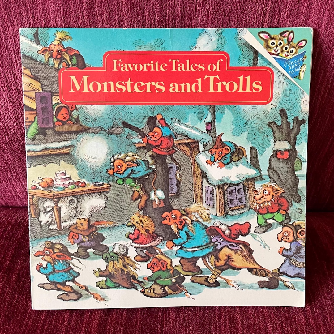 Vintage 1977 “favorite Tales of Monsters and Trolls” Illustrated by ...