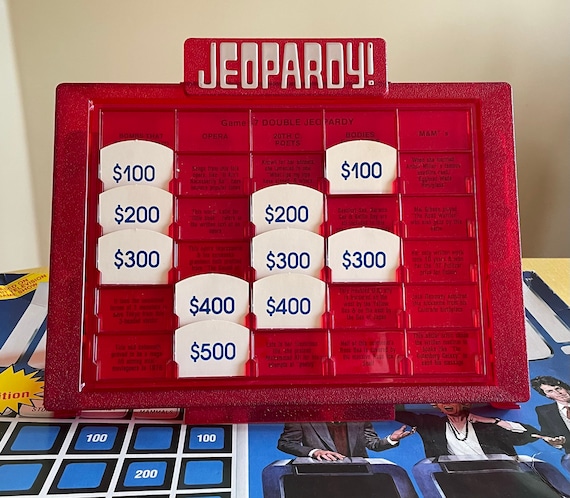 Double Jeopardy Board Game