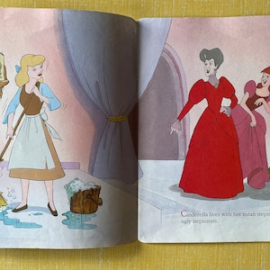 Vintage 1987 walt Disneys Cinderella a Golden Super Shape Book ...