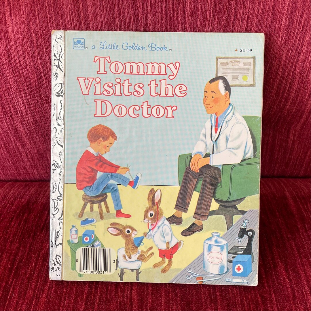 Vintage “tommy Visits the Doctor” Little Golden Book - Illustrated by ...