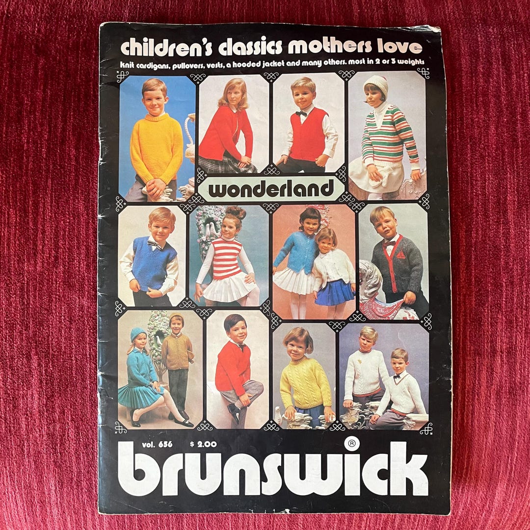 Vintage 1976 Brunswick Pattern Book childrens Classics Mothers Love ...