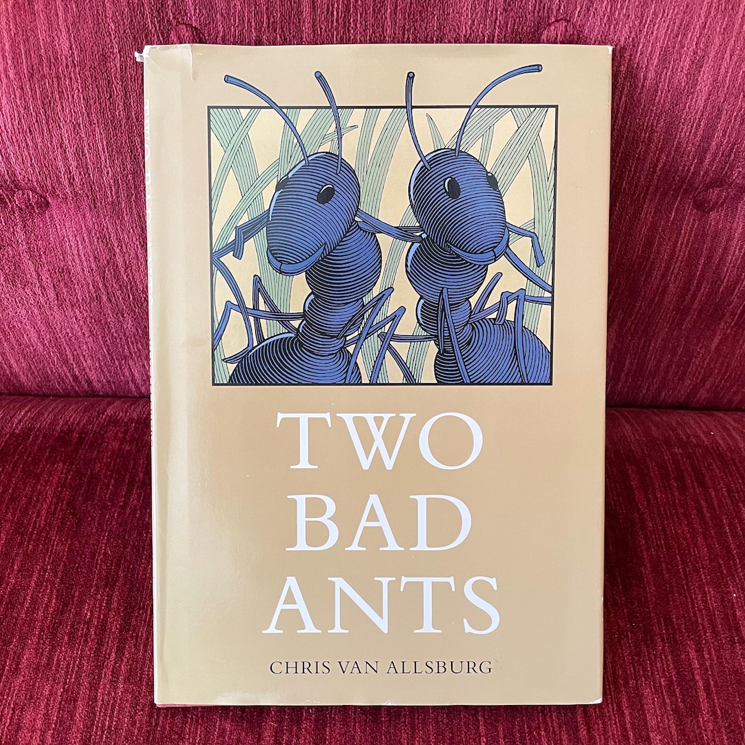 Vintage 1988 “two Bad Ants” by Chris Van Allsburg - Insect Fiction Book ...