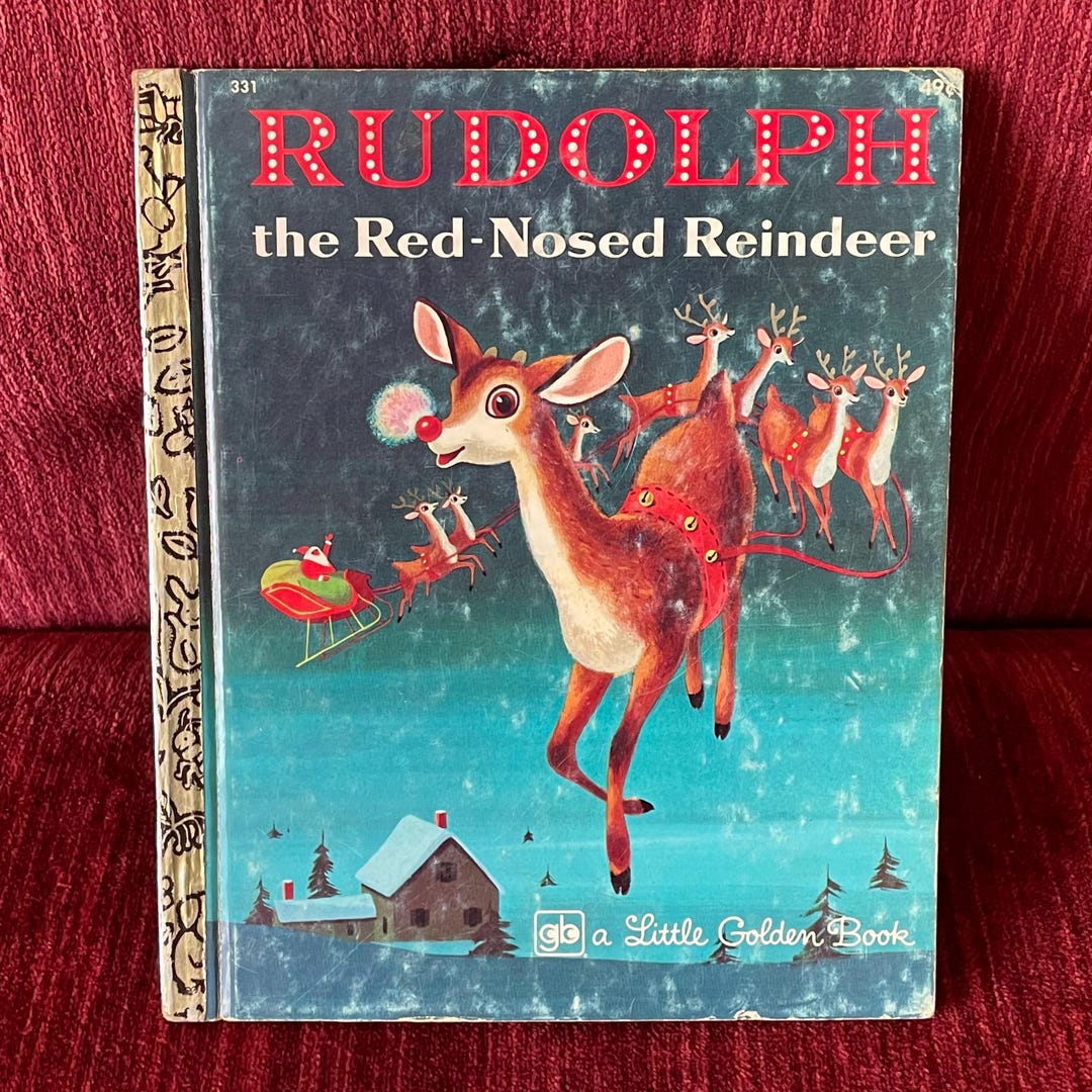 Vintage 1974 “rudolph the Red-nosed Reindeer” Little Golden Book ...