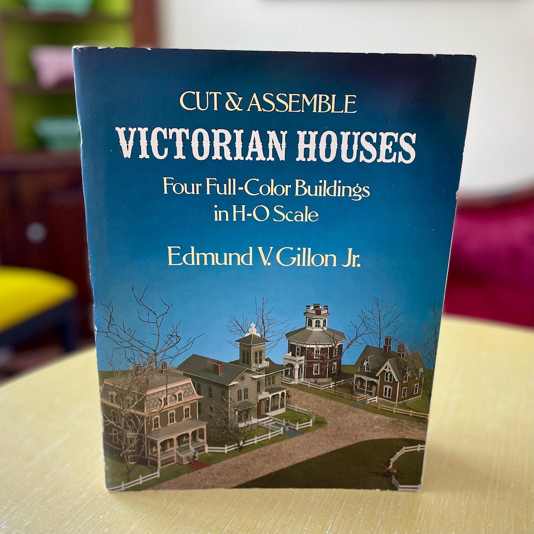 Vintage 1979 Cut & Assemble Victorian Houses - Four Full-color ...