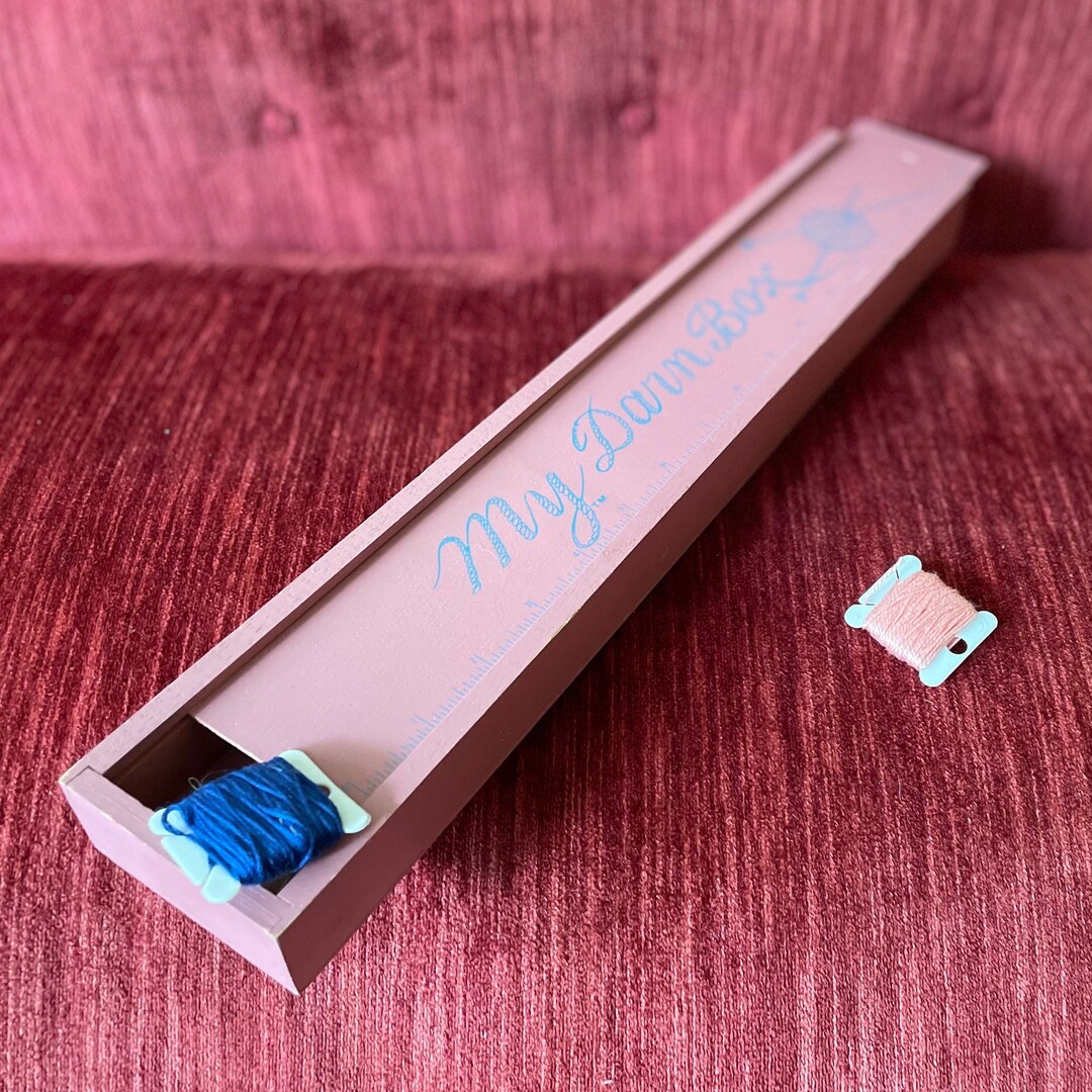 Vintage 1990 Darning Box - 1990 FHP - “my Darn Box” Darning Storage Box ...