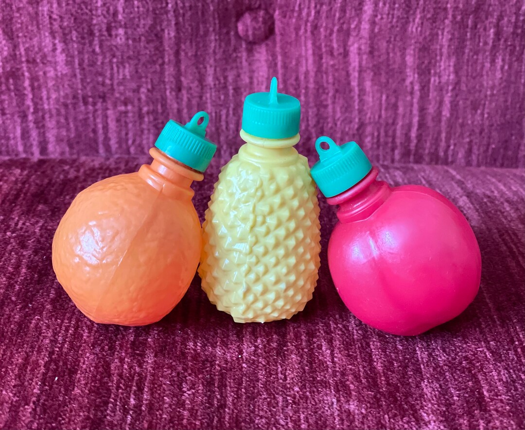 Vintage Trio of Ce De Candy Containers - Orange, Apple and Pineapple ...