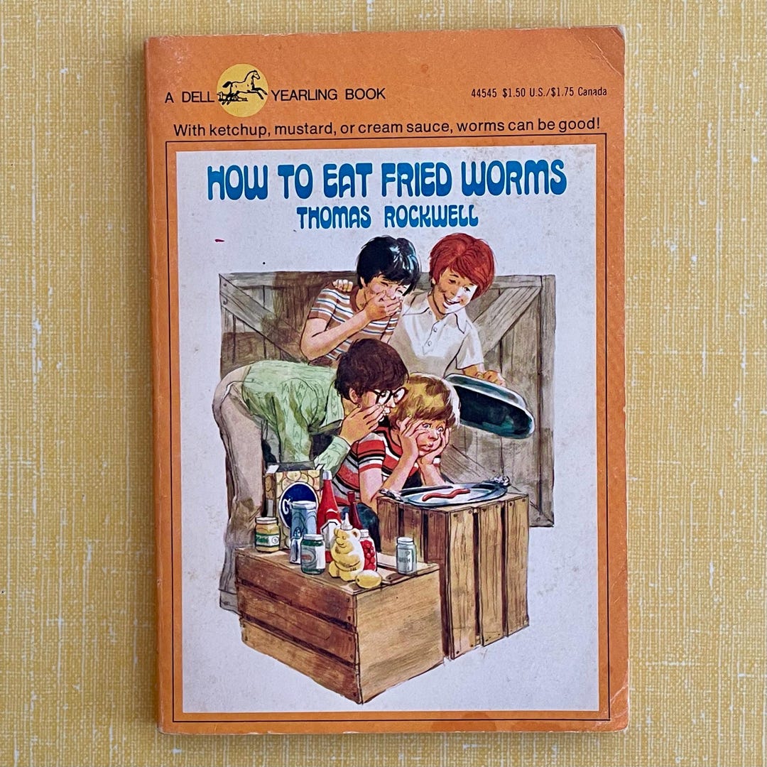 Vintage 1981 “how to Eat Fried Worms” by Thomas Rockwell - Paperback ...