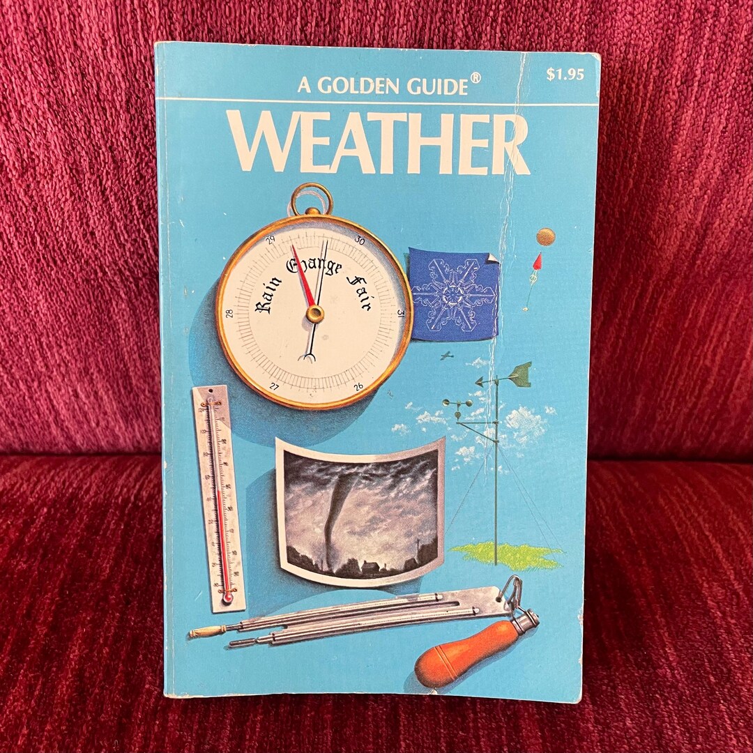 Vintage 1975 Golden Press A Golden Guide “weather” - A Golden Nature ...