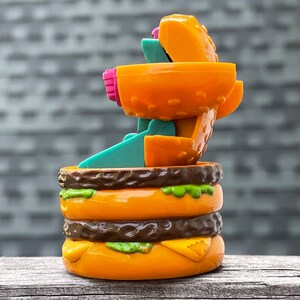 Vintage 1987 Mcdonalds Big Mac Changeables Toy 1980s Happy Meal Big Mac ...