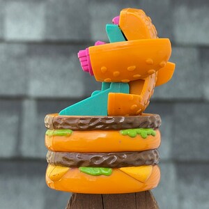 Vintage 1987 Mcdonalds Big Mac Changeables Toy 1980s Happy Meal Big Mac ...