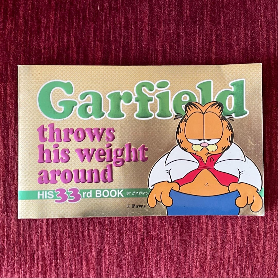 Vintage “garfield Throws His Weight Around” - Garfield Comic Book - Jim ...