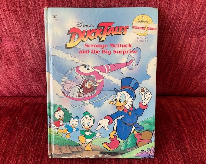 Ducktales “scrooge Mcduck and the Big Surprise” - 1990 Golden Easy ...