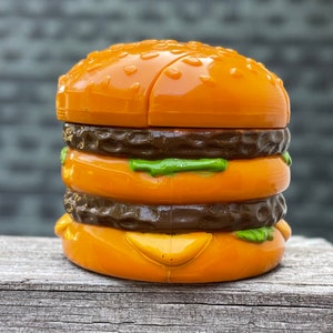 Vintage 1987 Mcdonalds Big Mac Changeables Toy 1980s Happy Meal Big Mac ...