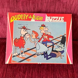Vintage 1971 60 Piece “dudley Do Right” Puzzle - Snidely Whiplash ...