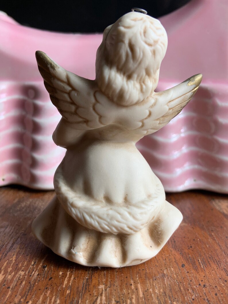 Vintage Homco Angel With Present Ornament Homco Taiwan Angel - Etsy