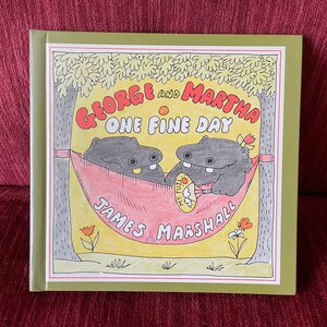 Vintage 1978 george and Martha One Fine Day Hardcover Book Friendship ...