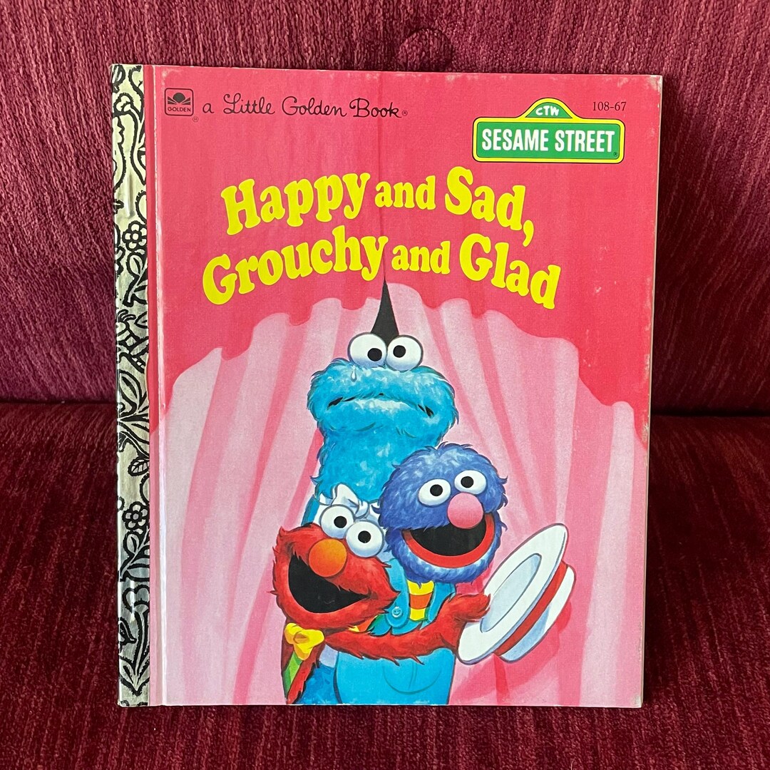 Vintage 1992 “happy and Sad, Grouchy and Glad” Little Golden Book ...