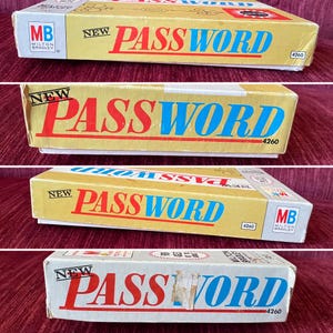 Vintage 1962 Password Game by Milton Bradley - Volume 2 - Complete ...