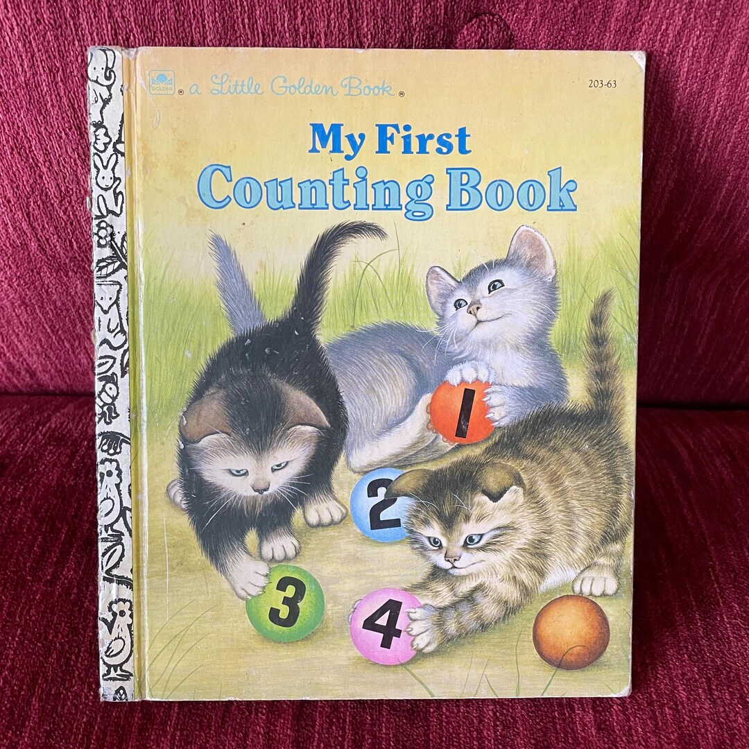 Vintage 1992 “my First Counting Book” Little Golden Book - Animals Book ...