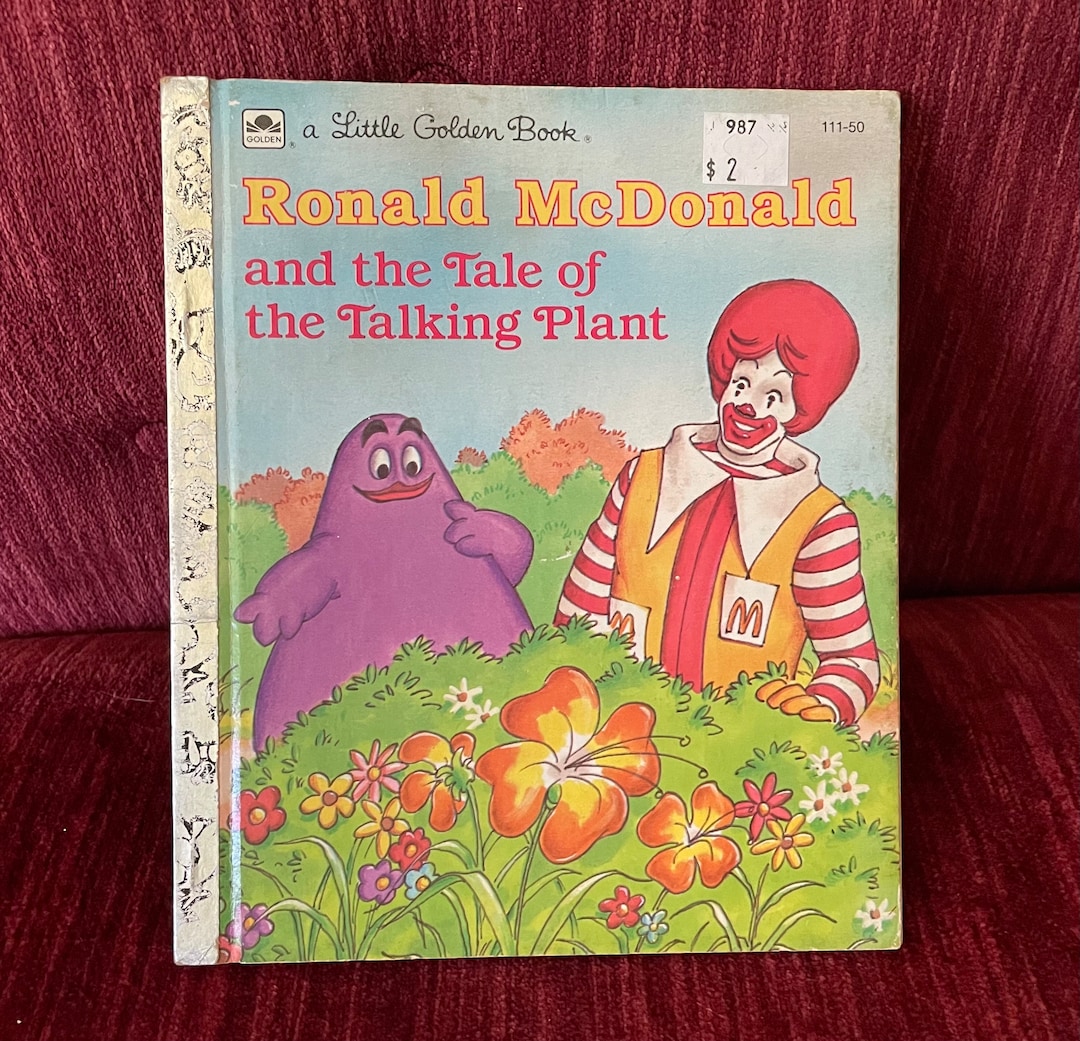 Vintage “ronald Mcdonald and the Tale of the Talking Plant” Little ...