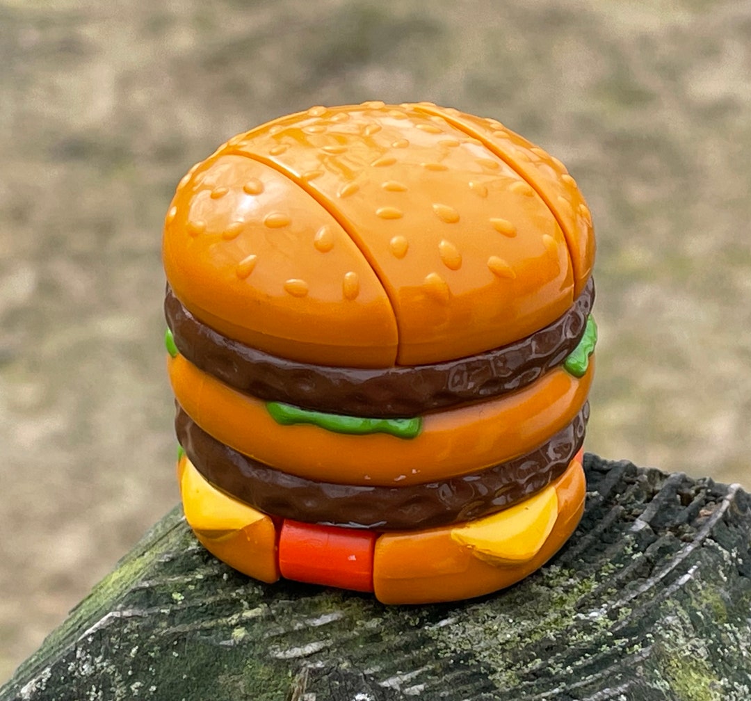 Vintage 1990 Mcdonalds big Mac-o-saurus Rex Burger Mcdino Changeables Toy 1990s Collectible Toys ...