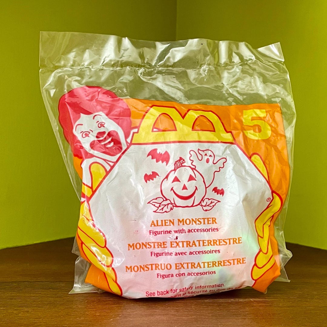 Vintage Mcnugget Buddies Alien Monster - NEW in PACKAGE - Mcdonald’s ...